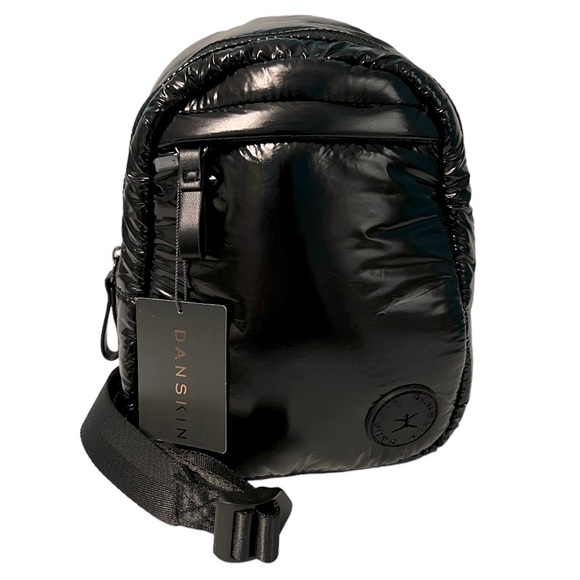 Danskin | Bags | Danskin Lowry Black Sling Backpack Nwt | Poshmark